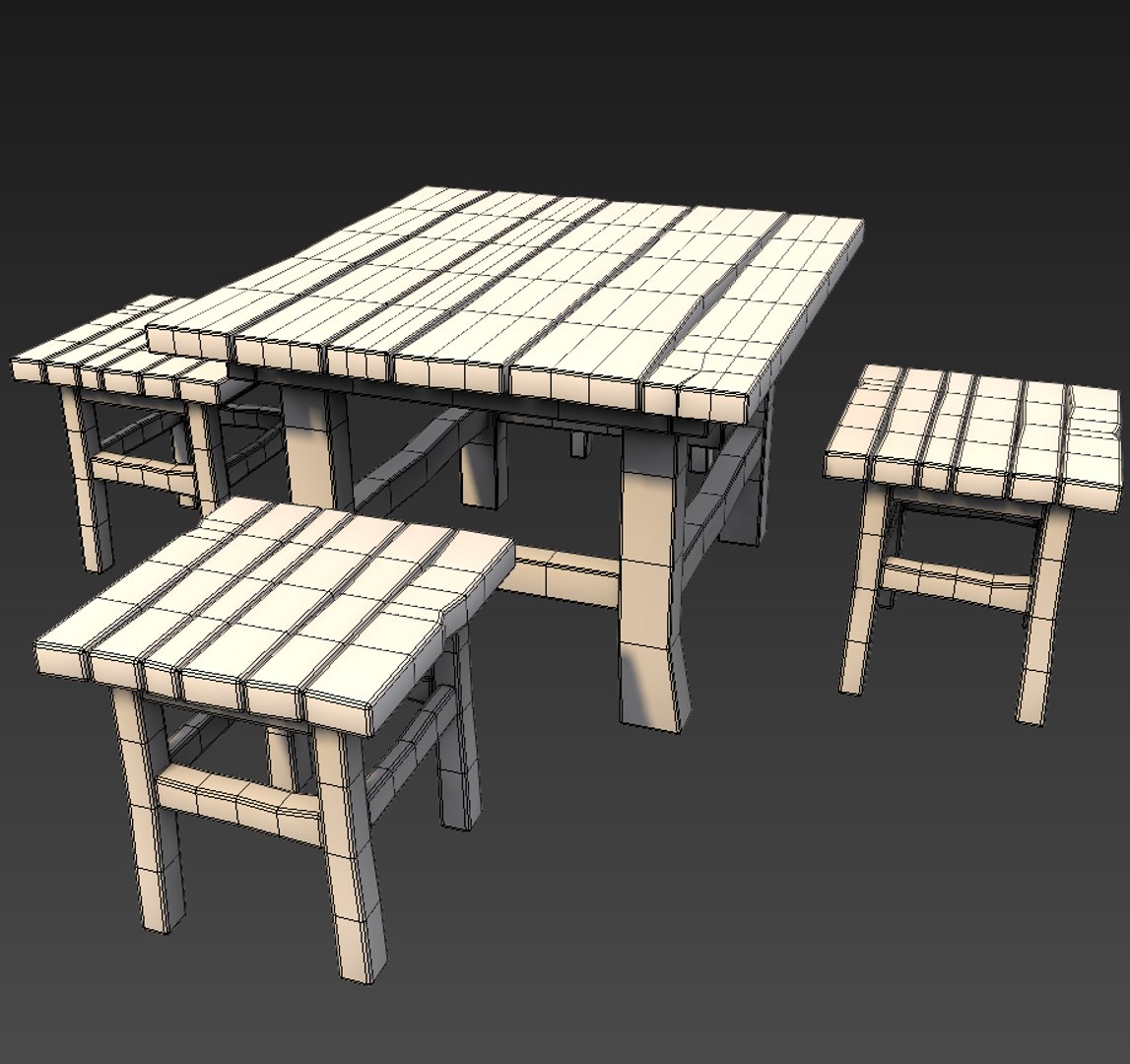 3d Cartoon Table Set