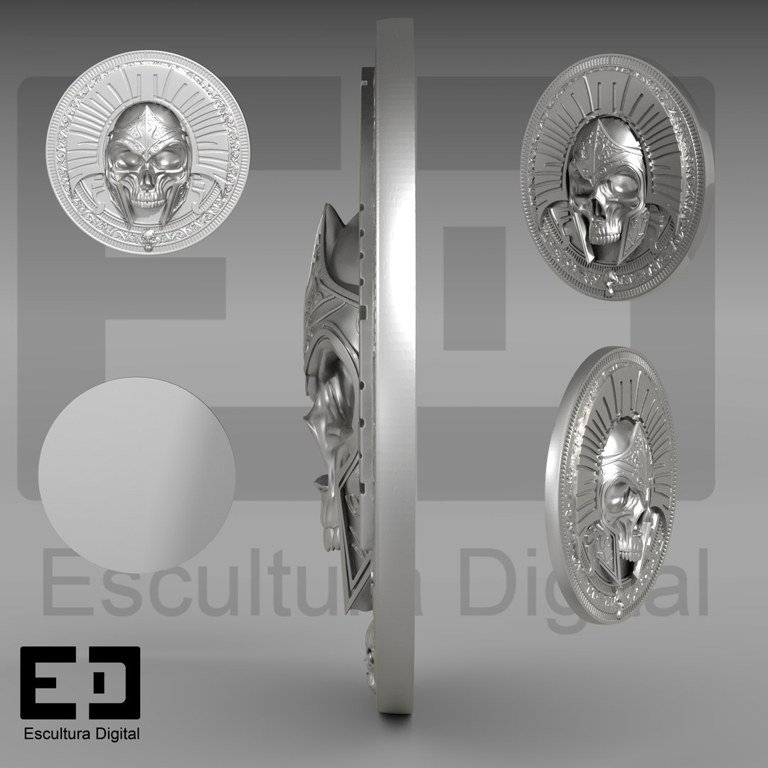 3D Spartan Coin Model - TurboSquid 2355770