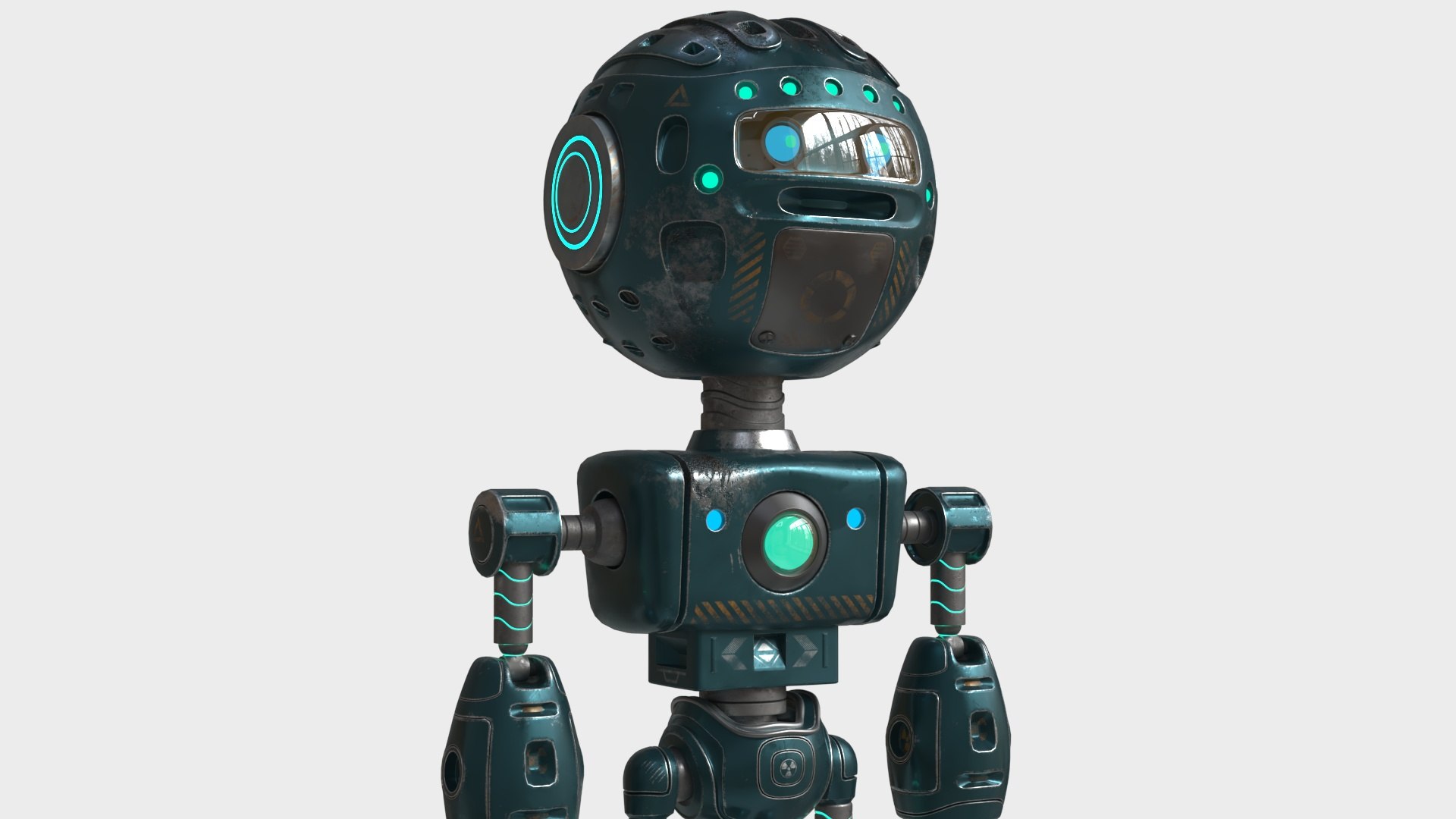 3D Model Robot D7 3d Model 3ds Max 2019 - TurboSquid 2191613