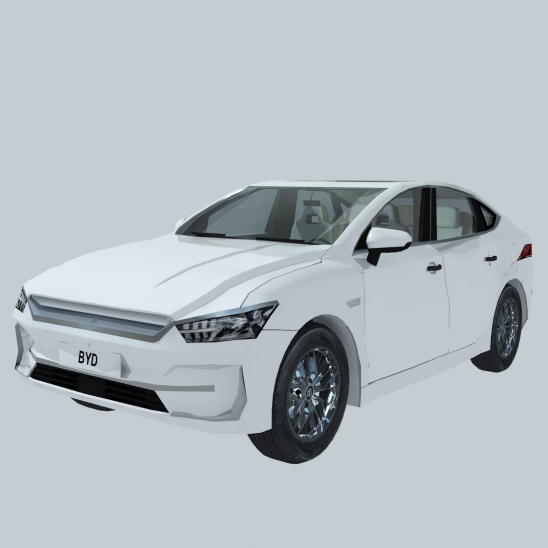 3D BYD Qin Plus EV 2023 White - TurboSquid 2301645