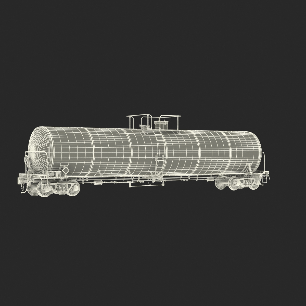 3ds max railroad tank car