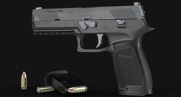 SIG Sauer P320全尺寸3D模型 - TurboSquid 1141592
