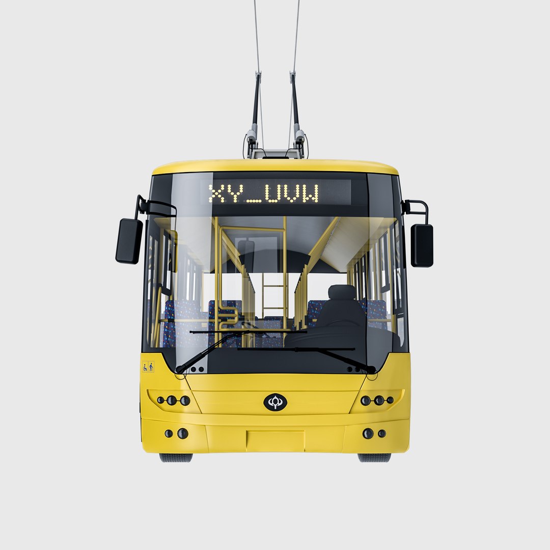 Trolleybus 3D Model - TurboSquid 1770027