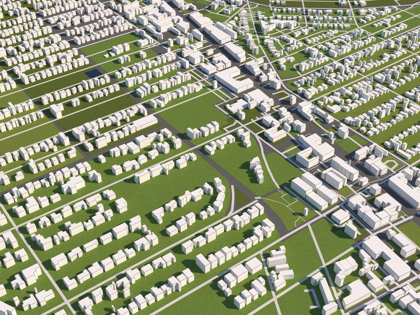 Buildings Houses Maps 3D Model - TurboSquid 1433259