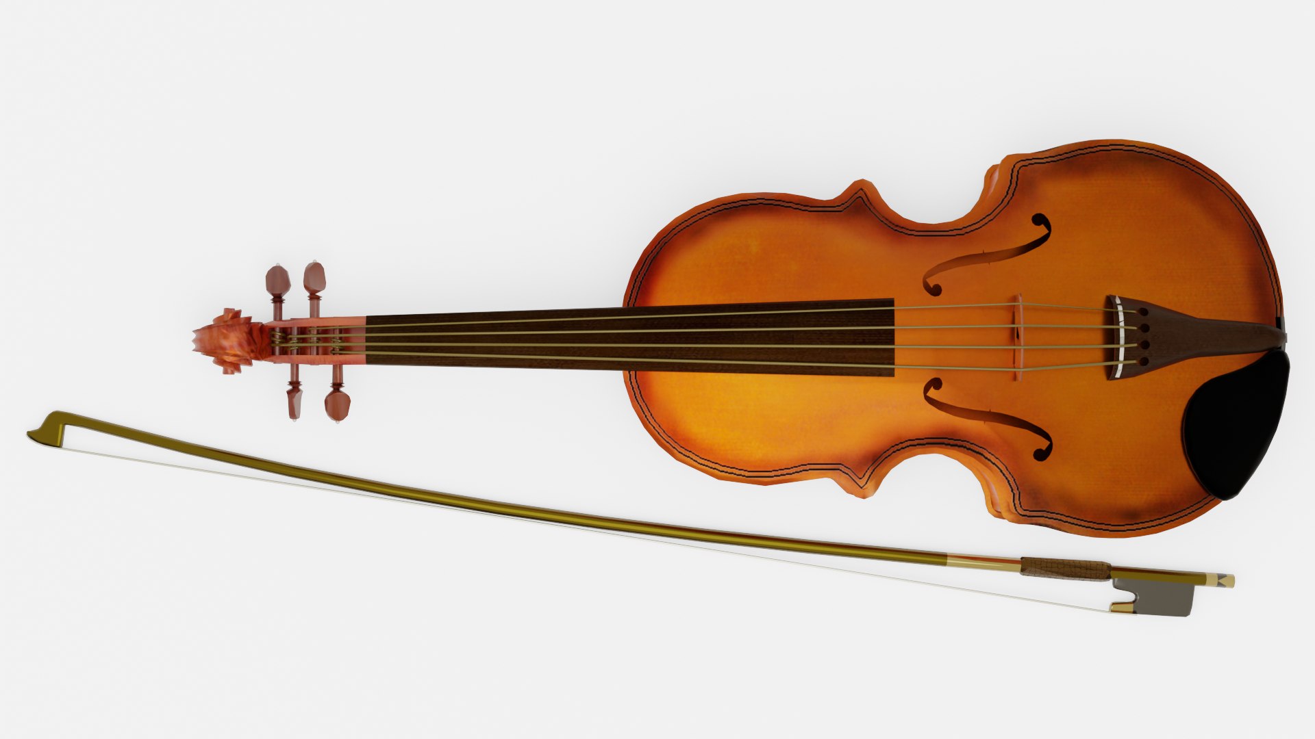 3D Classic Violin Model - TurboSquid 2323762