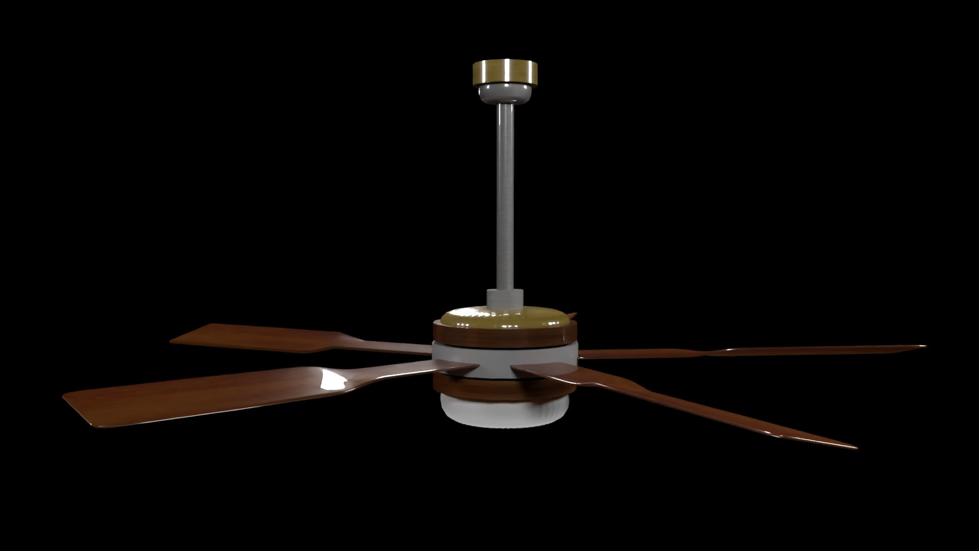 Ceiling Fan 3D Model - TurboSquid 1751649
