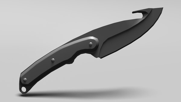 modelo 3d Cuchillo de tripa Low Poly - TurboSquid 1054048