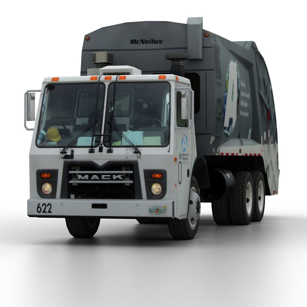 3d Mack Terrapro Leu Refuser
