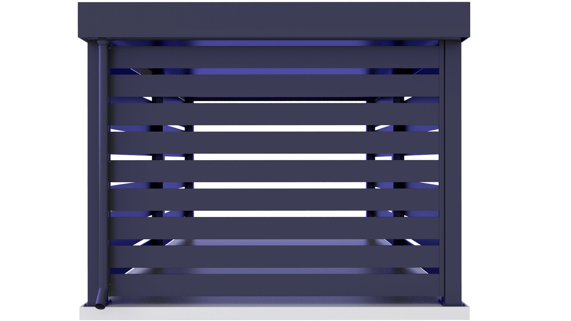 3D Carport 1 Model - TurboSquid 2257565