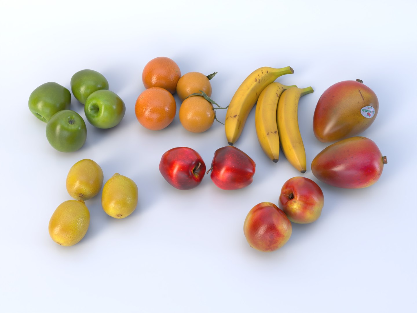 3D Fruit Collection 3D Model - TurboSquid 2338488