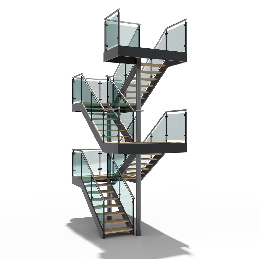 3D Stairs Collection 05 - TurboSquid 1804632