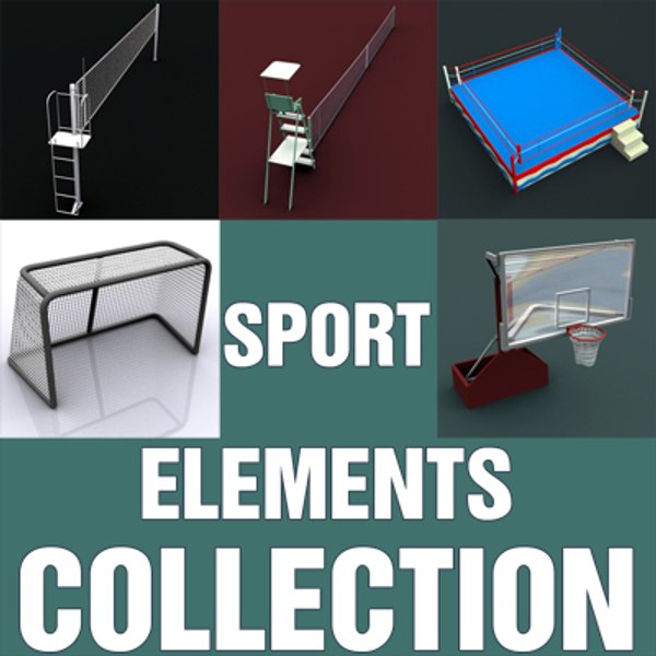 modelo 3d Colección Sport Element - TurboSquid 355323