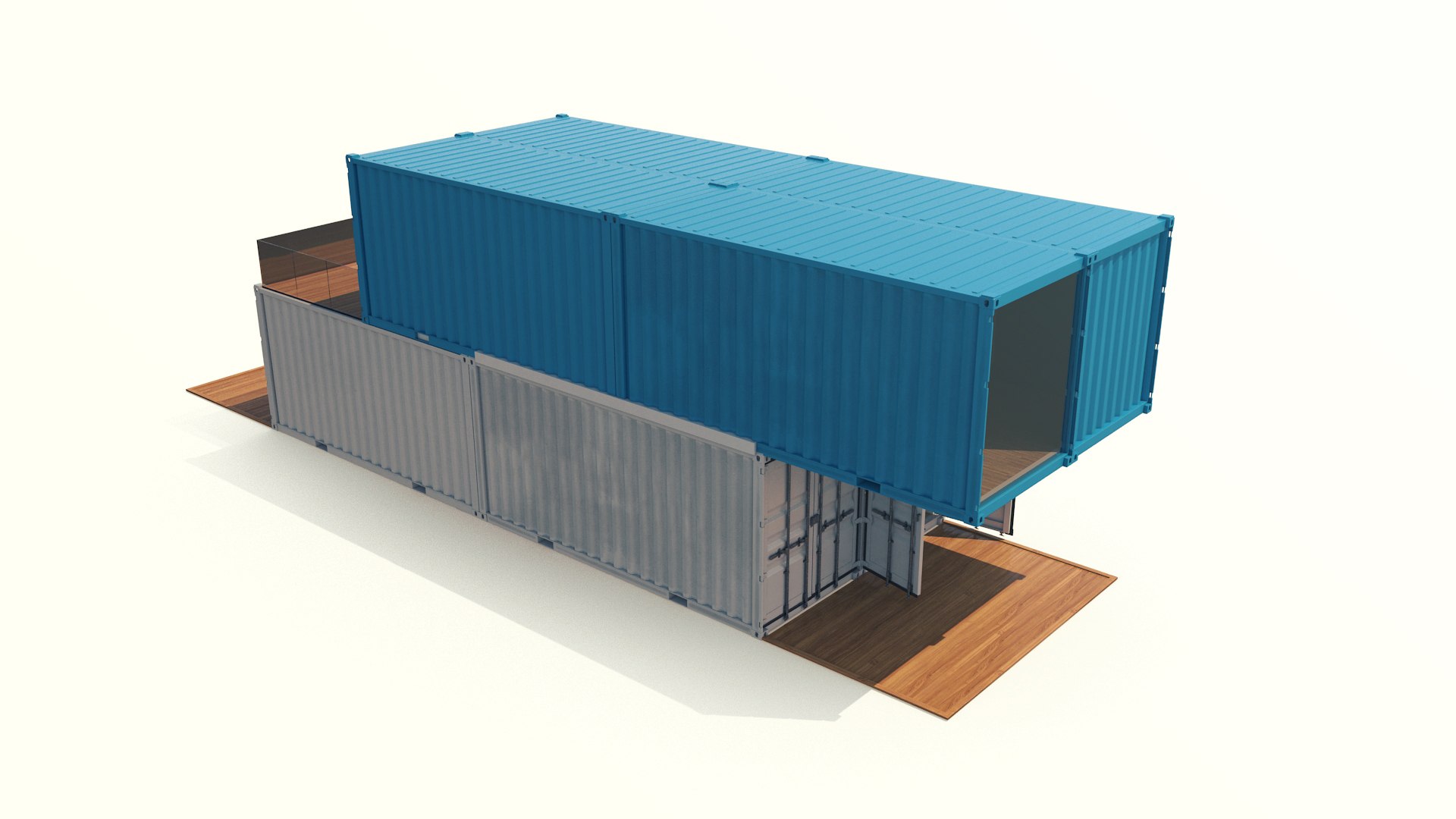 House Containers 3D Model - TurboSquid 1695987