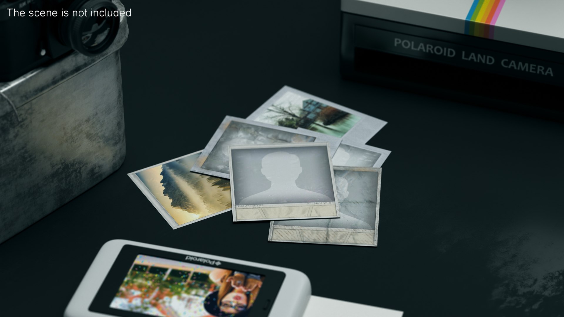 Retro Polaroid Instant Photo Frame model - TurboSquid 2094966