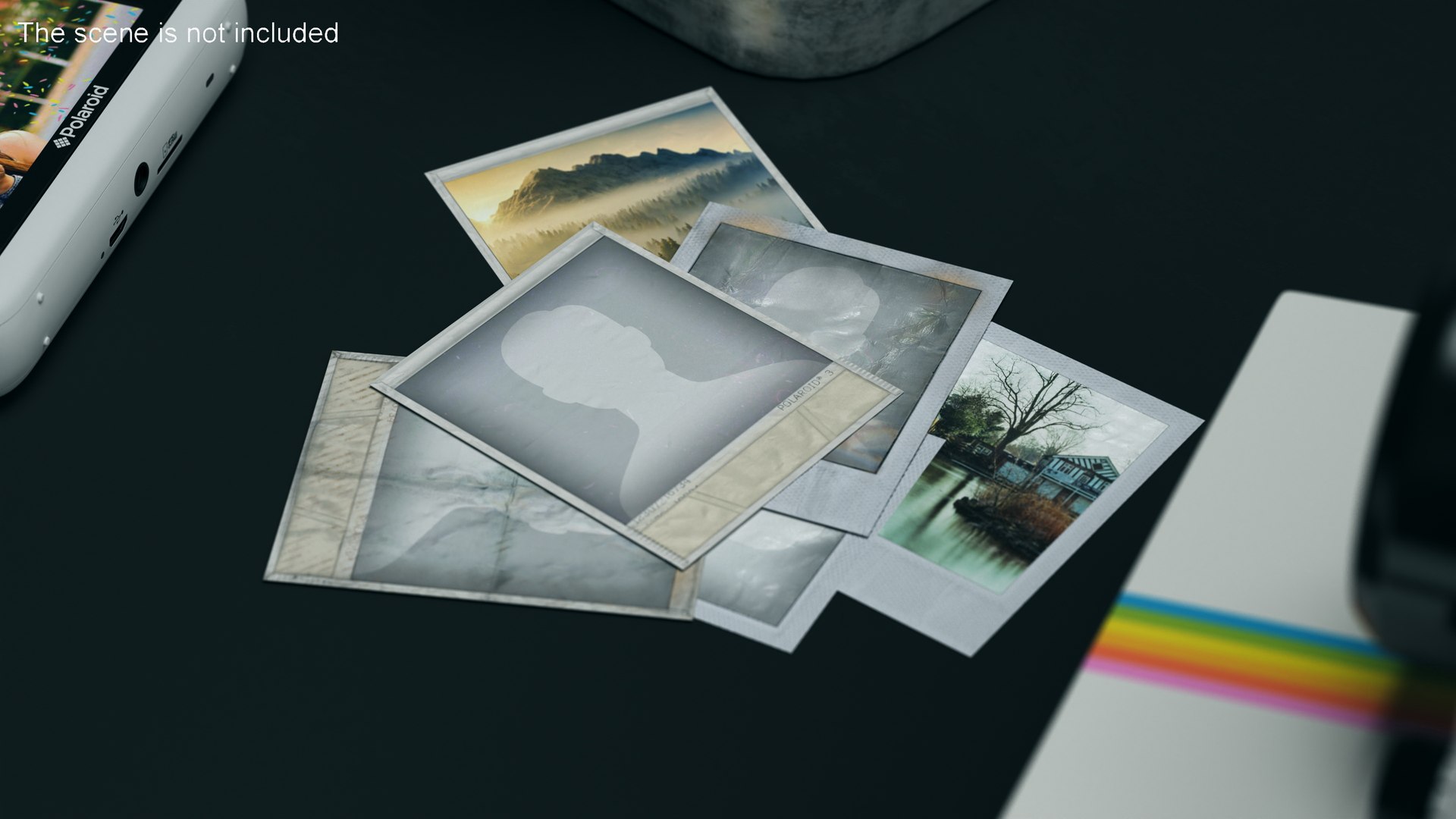 Retro Polaroid Instant Photo Frame model - TurboSquid 2094966