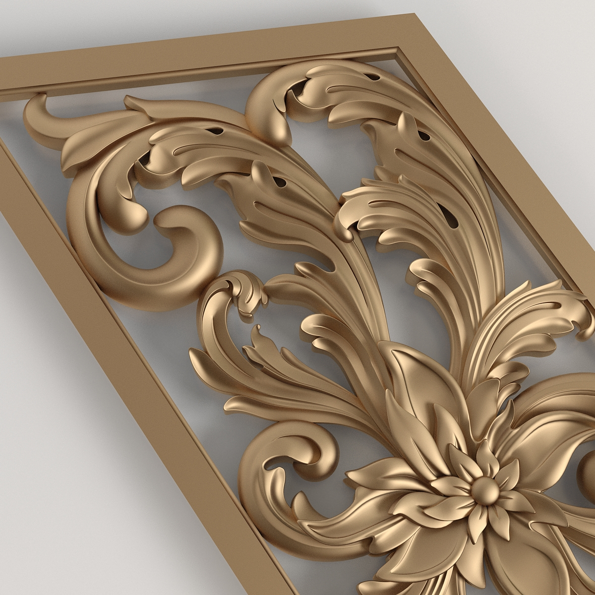 3d model carved panel