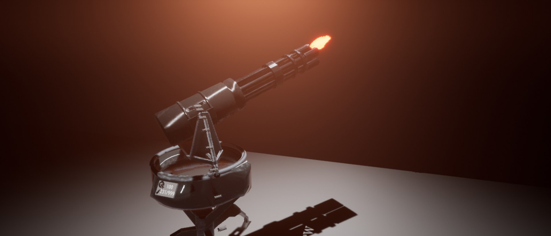 Automatic Turret 3D - TurboSquid 1428542