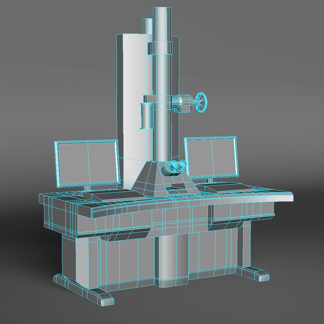 Electron Microscope 3d Obj