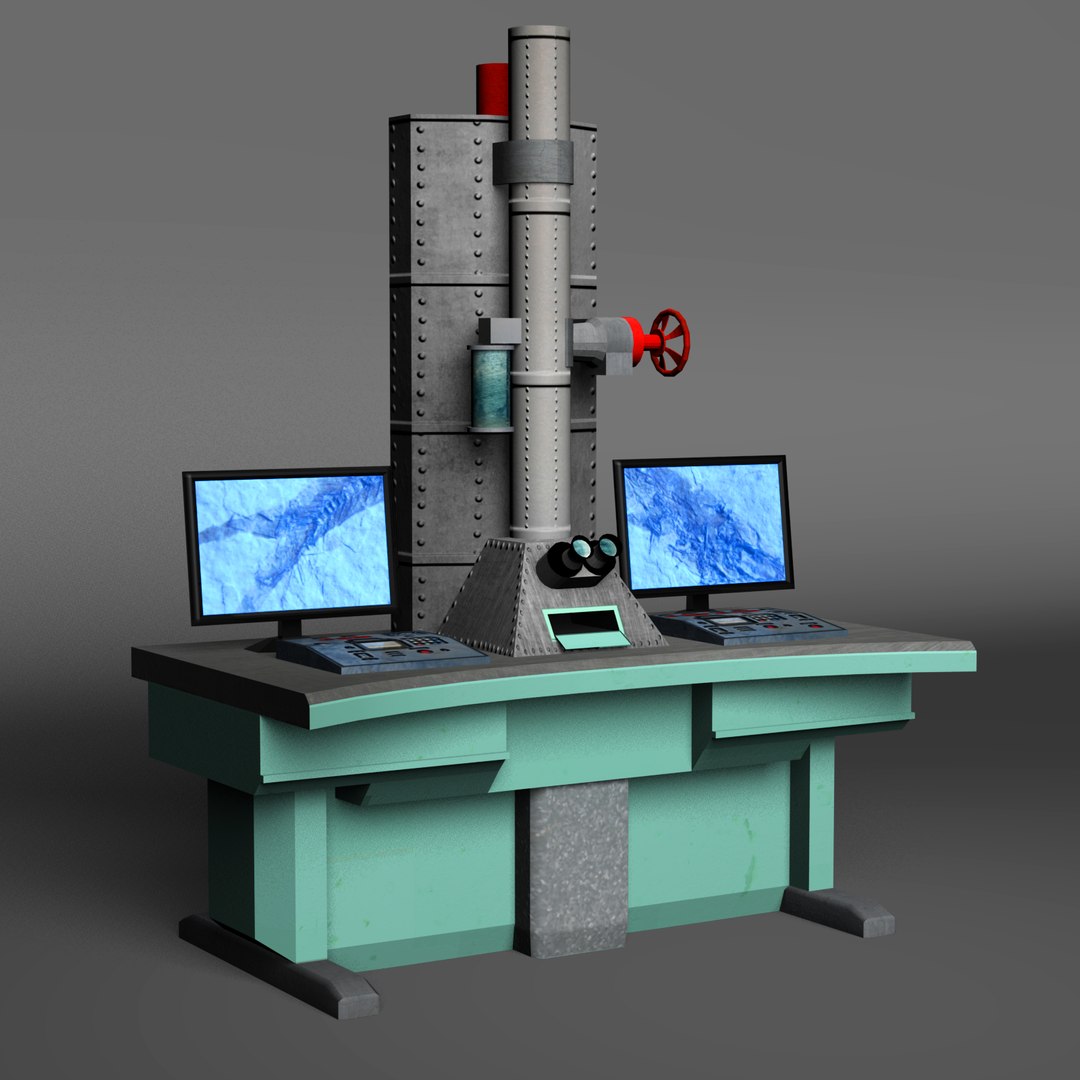 electron microscope 3d obj