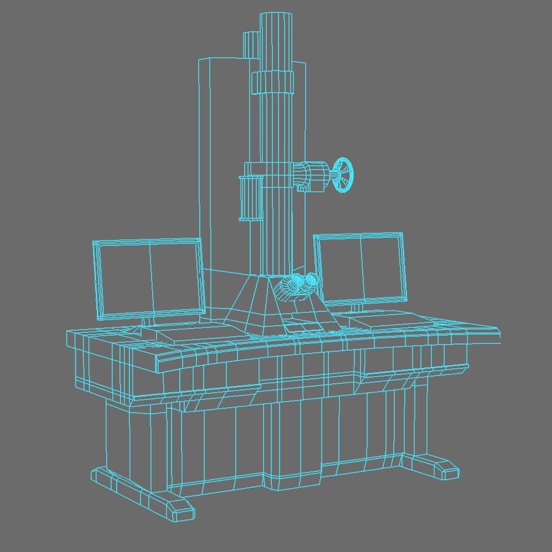 Electron Microscope 3d Obj