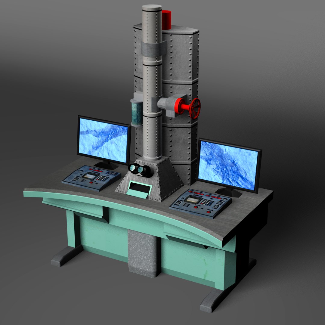 Electron Microscope 3d Obj