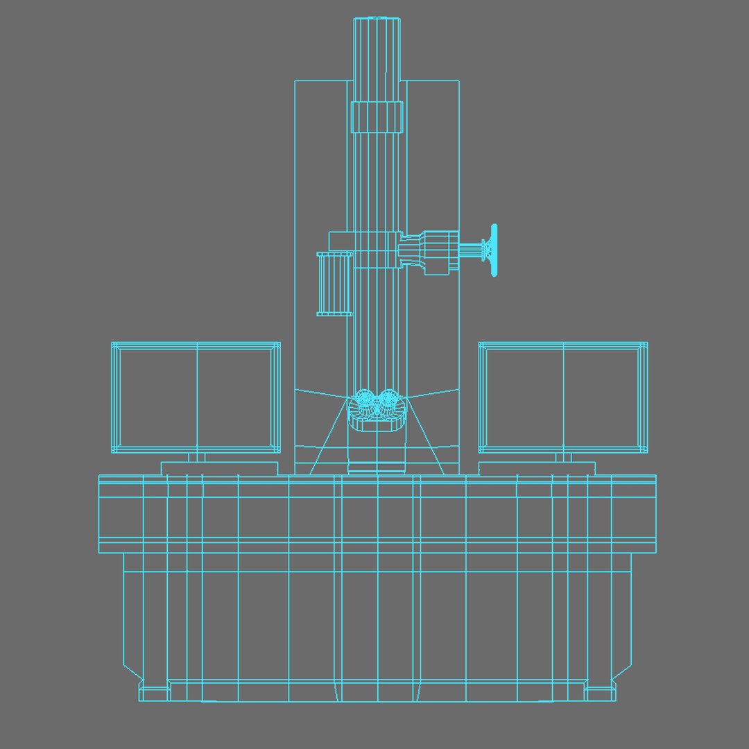 Electron Microscope 3d Obj