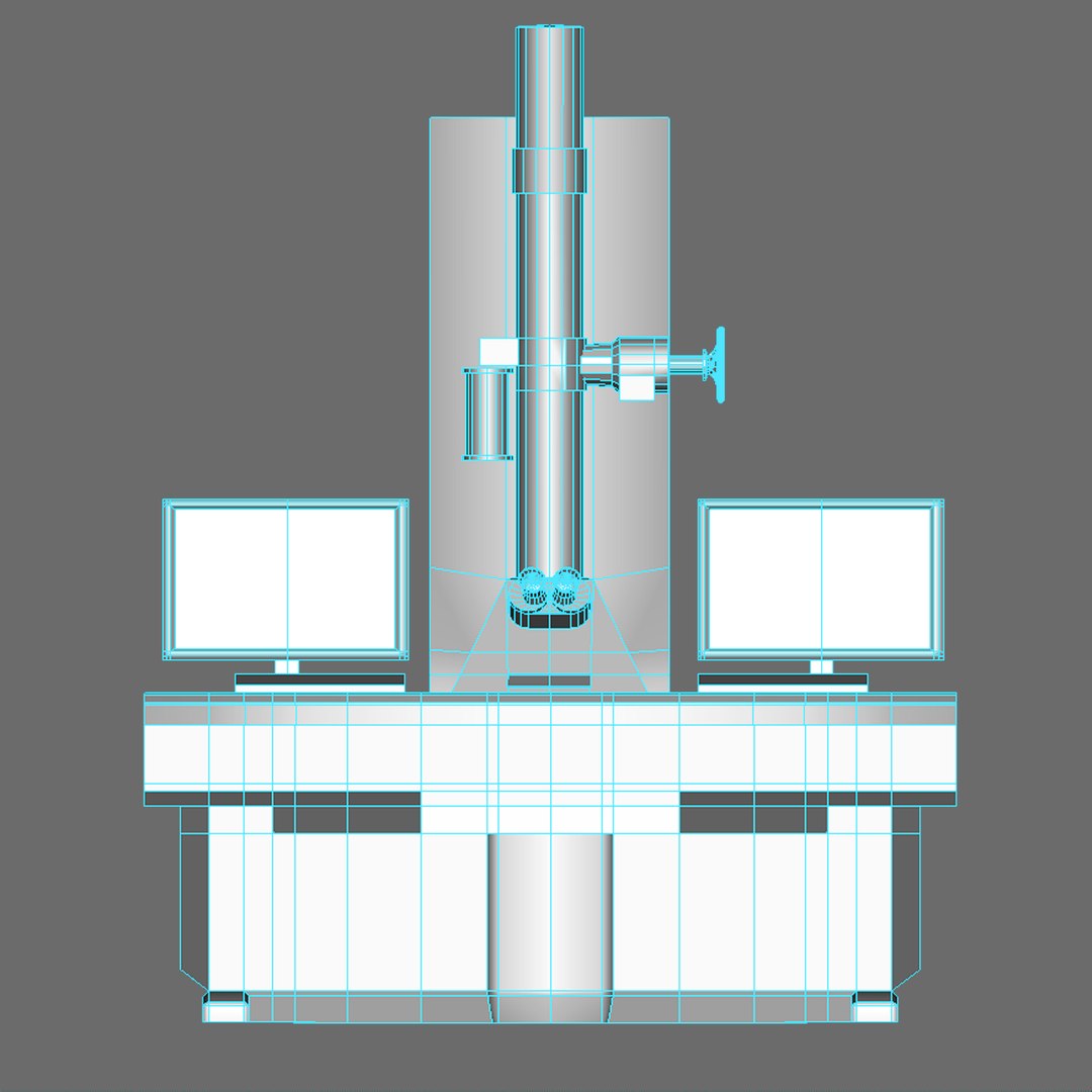 Electron Microscope 3d Obj