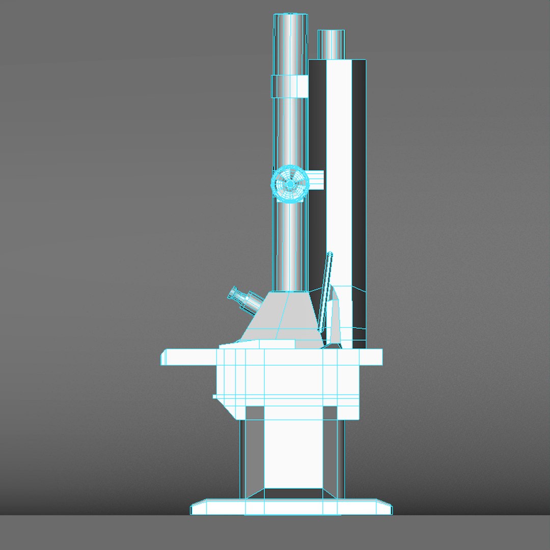 Electron Microscope 3d Obj