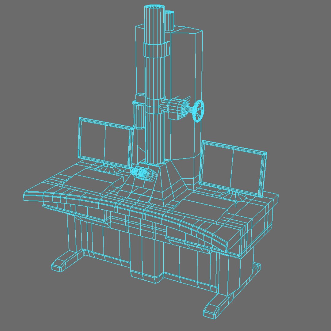 Electron Microscope 3d Obj