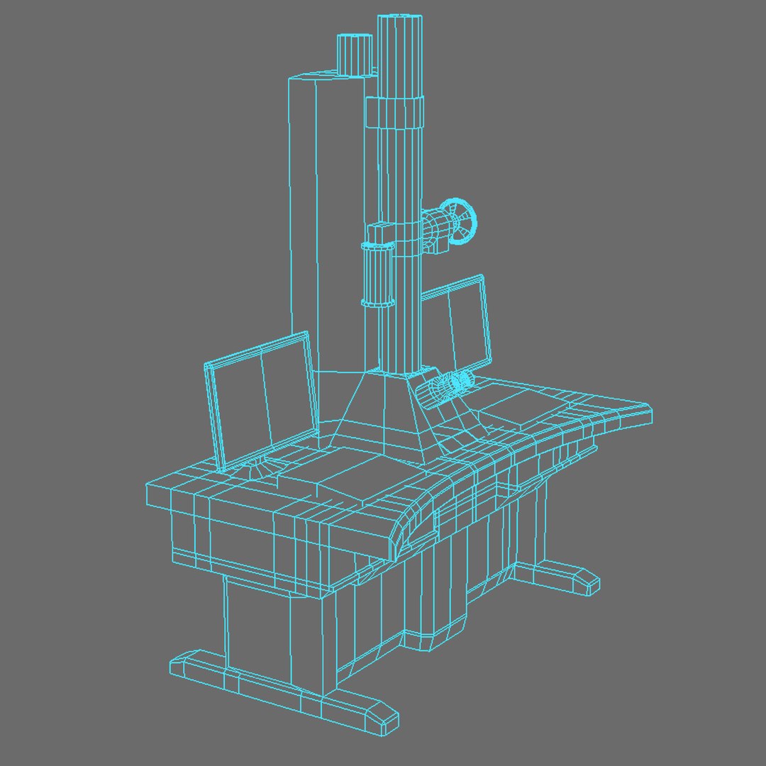 Electron Microscope 3d Obj