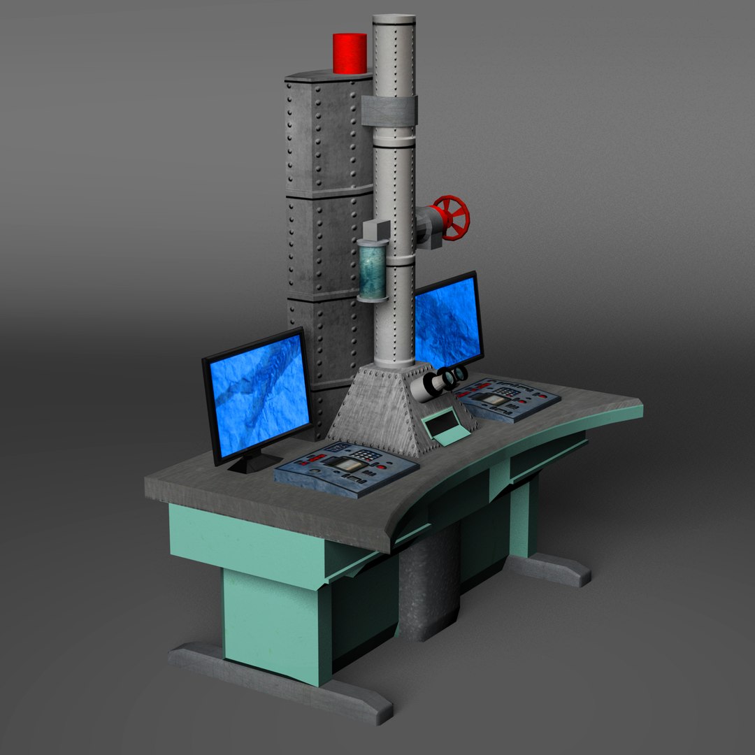 Electron Microscope 3d Obj