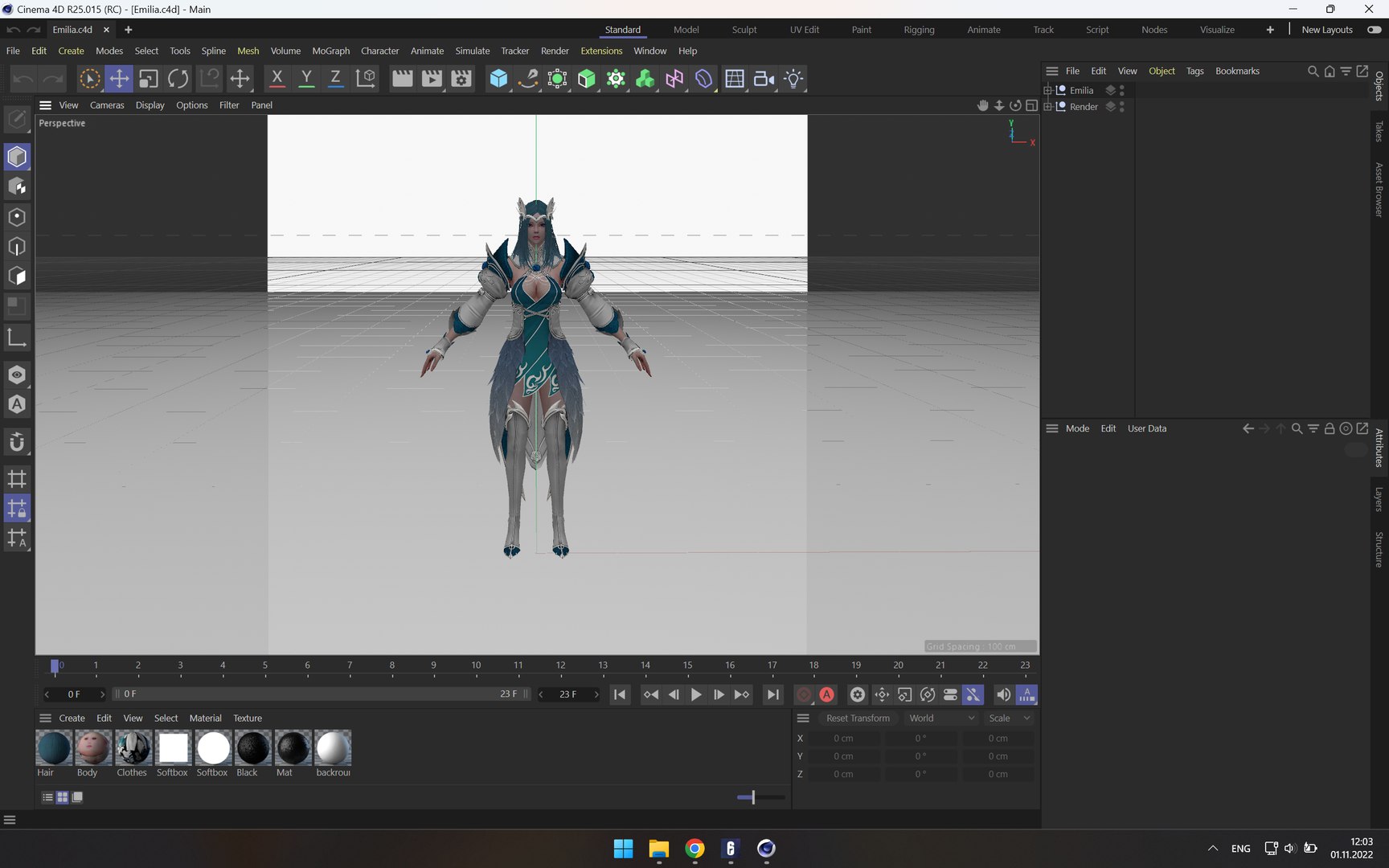 Hero Emilia Model - TurboSquid 2075370