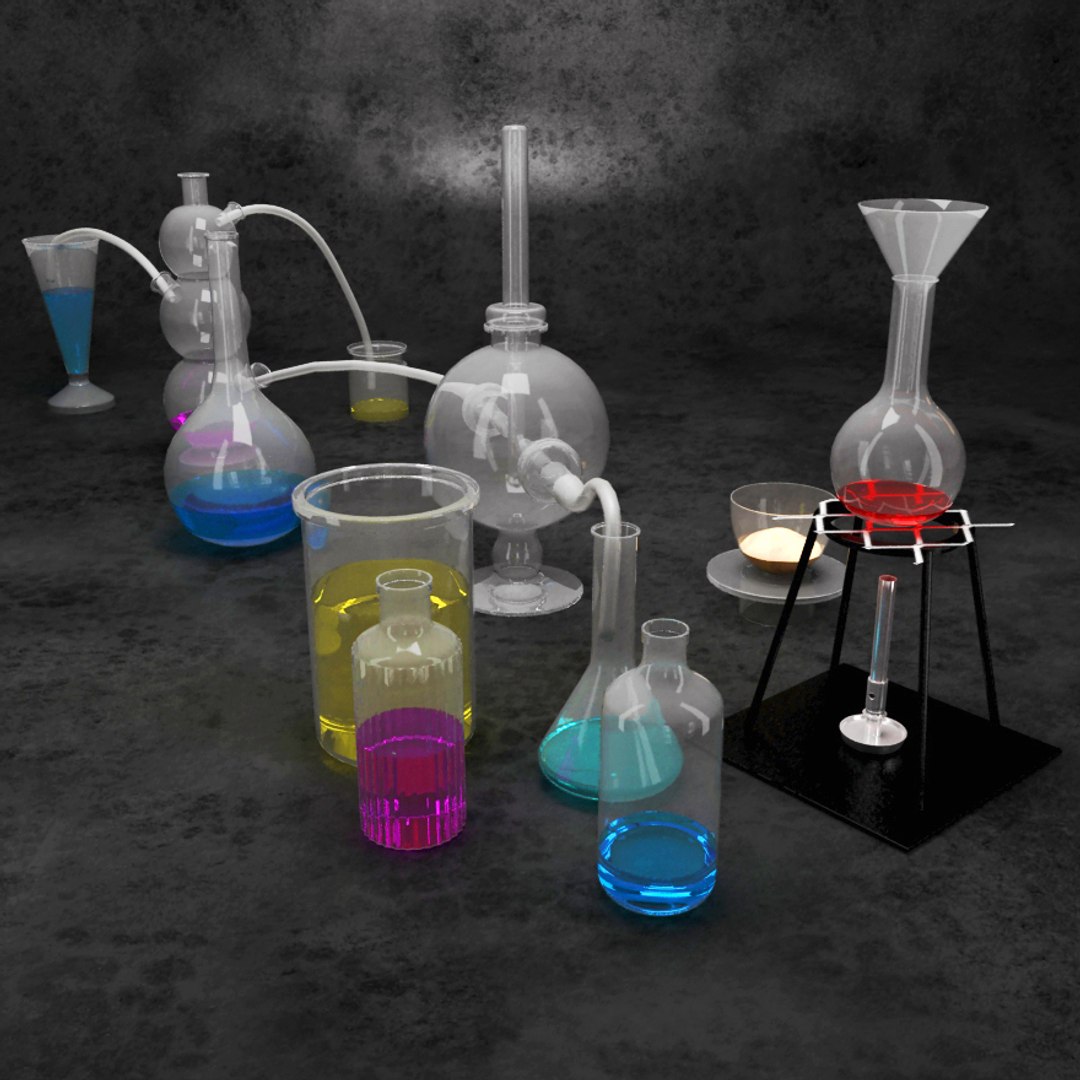 3d model chemical equipment v2