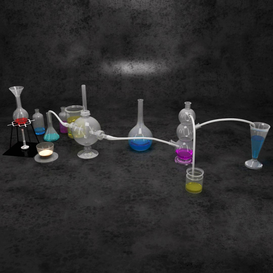 3d model chemical equipment v2