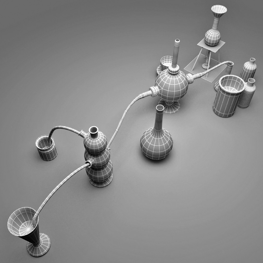 3d model chemical equipment v2