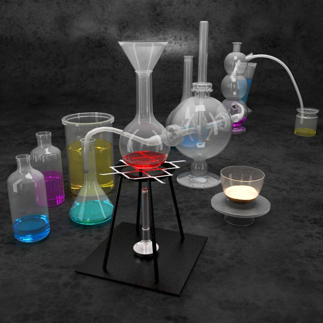 3d model chemical equipment v2