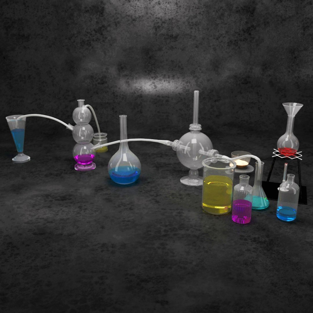 3d model chemical equipment v2