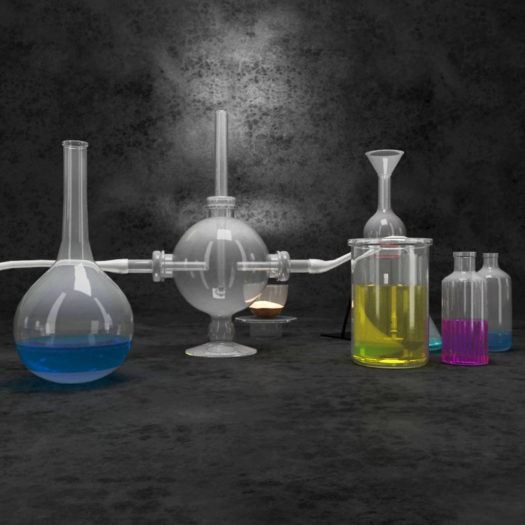 3d model chemical equipment v2