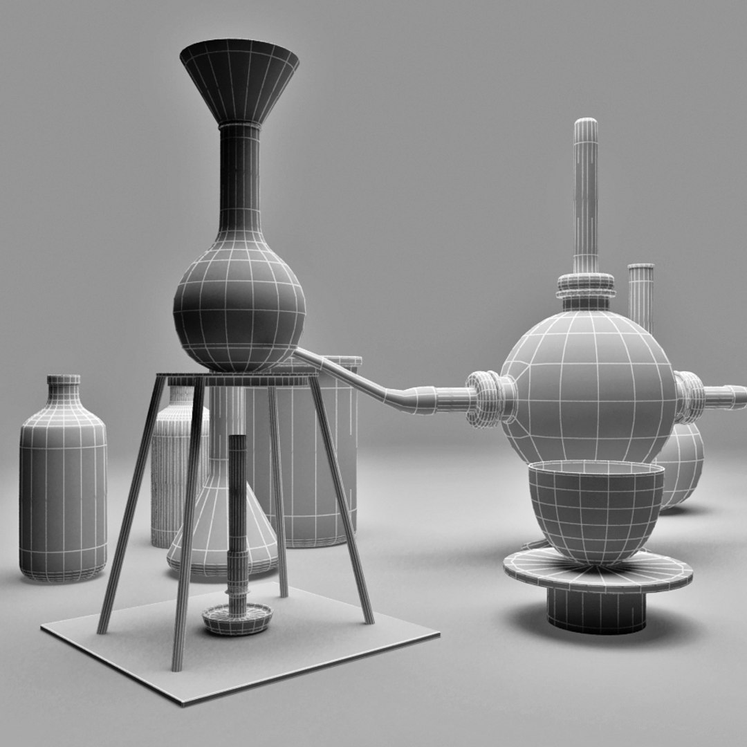 3d model chemical equipment v2