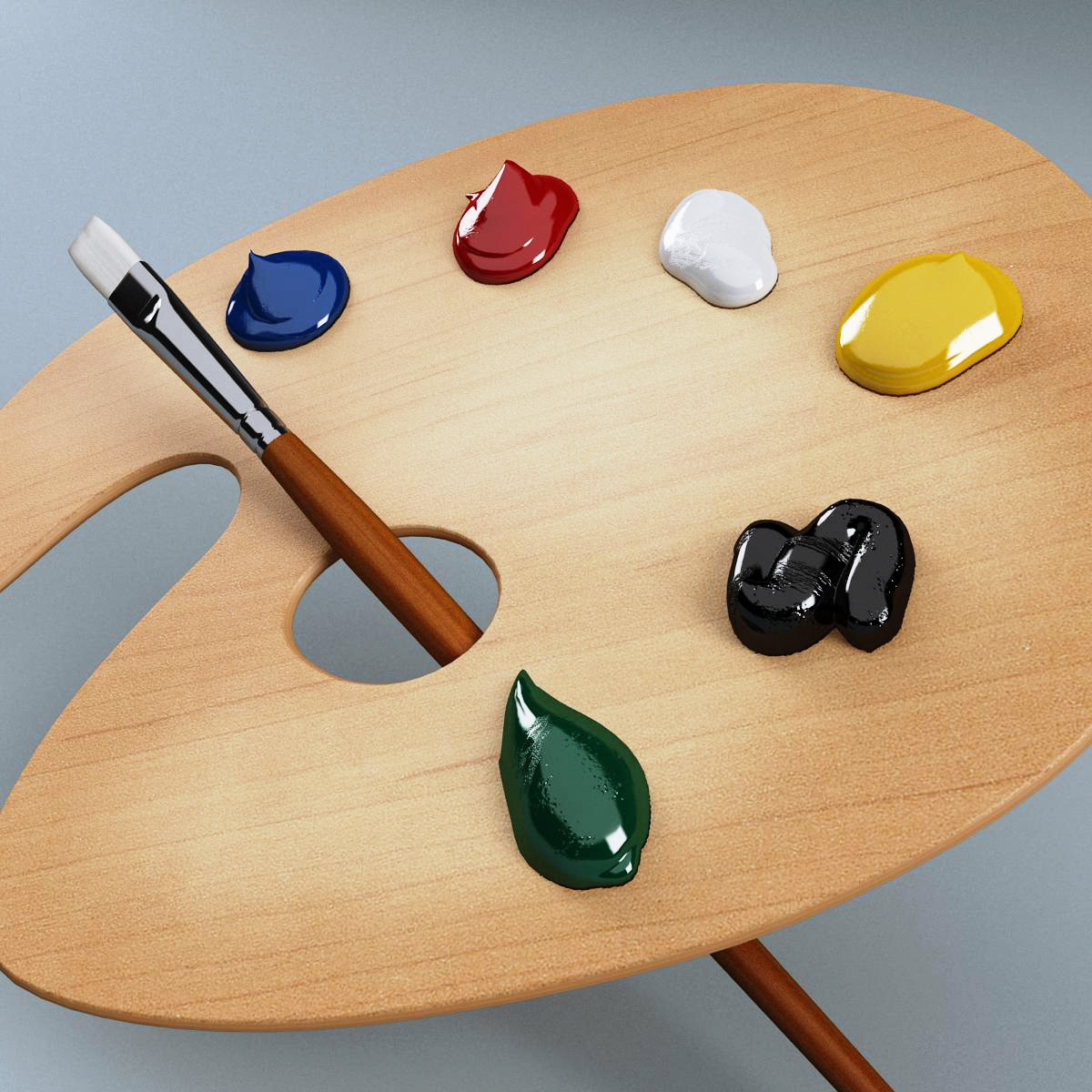 3d artists palette