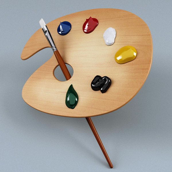 3d artists palette