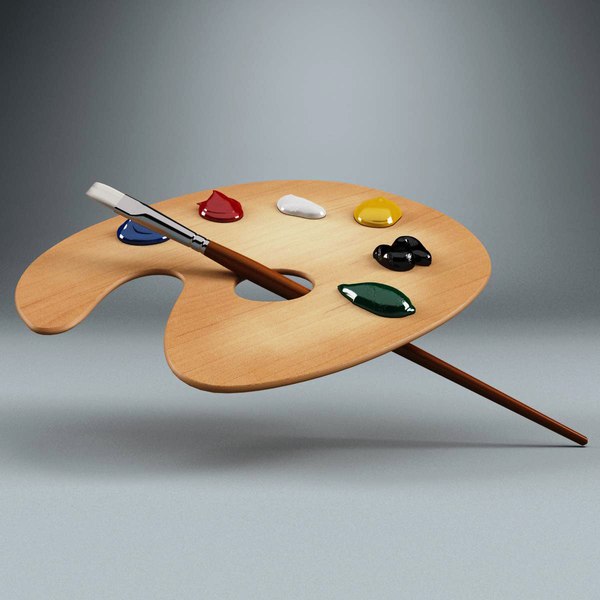 3d artists palette
