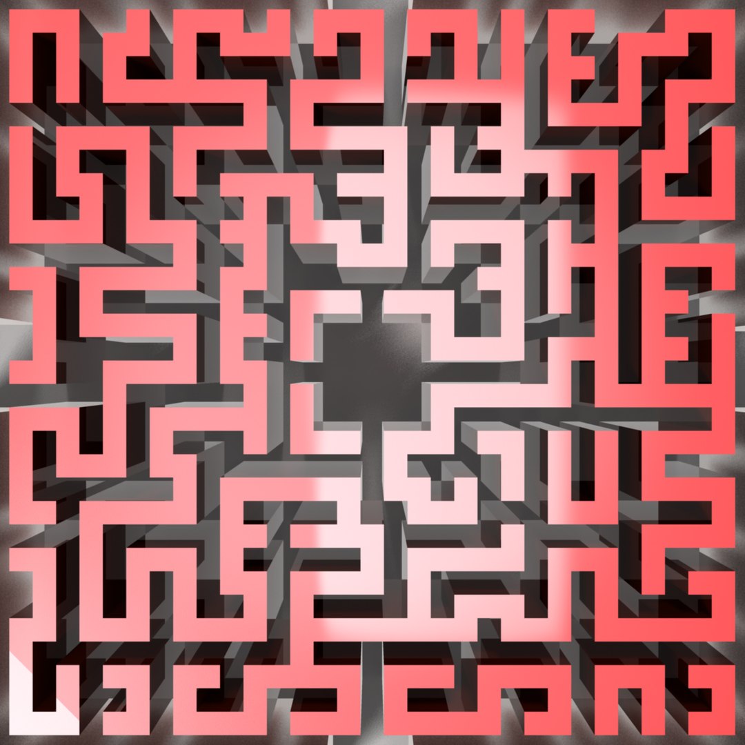 3d mazes geometry model