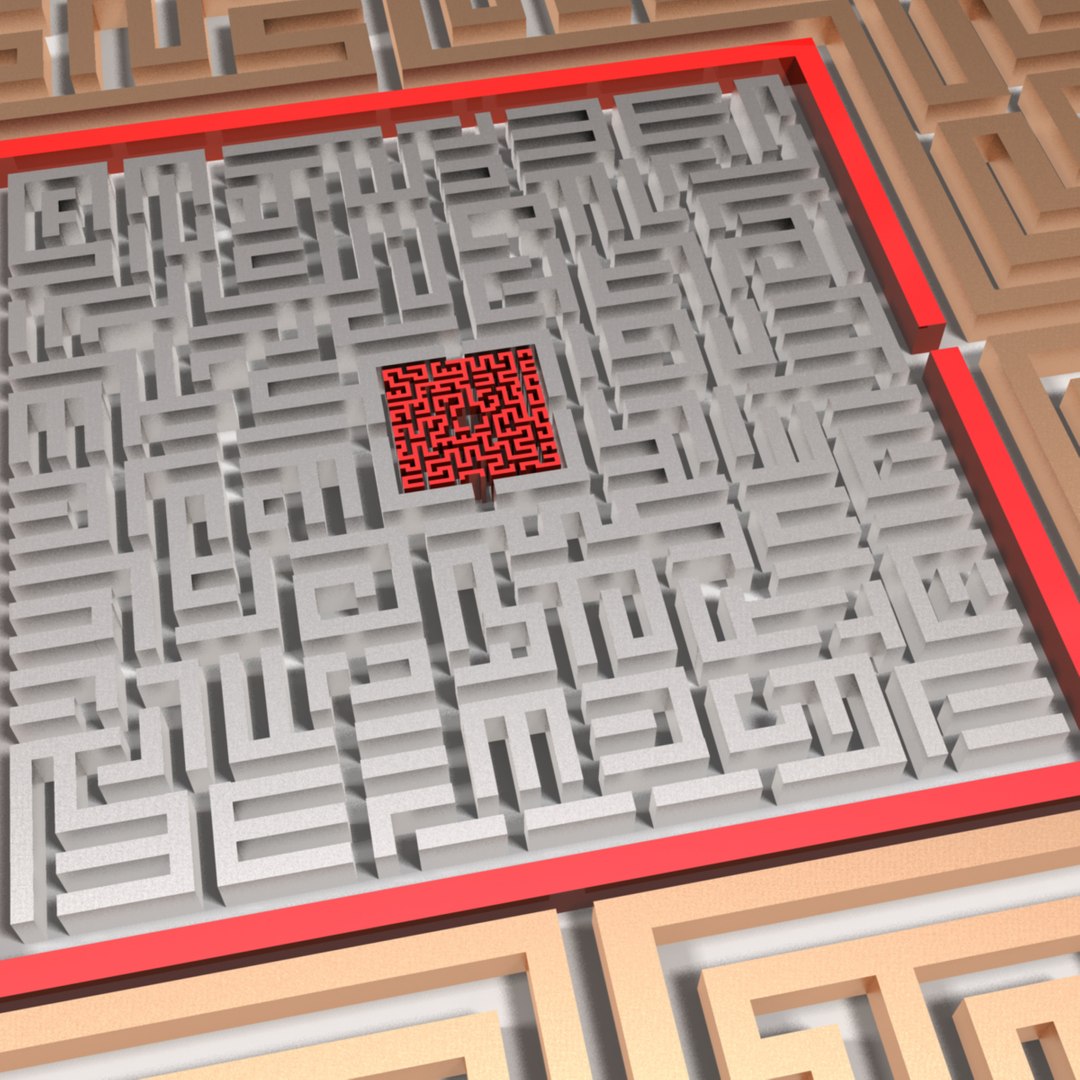 3d mazes geometry model