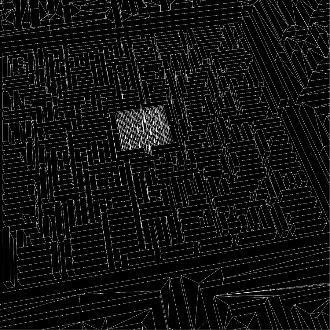 3d mazes geometry model