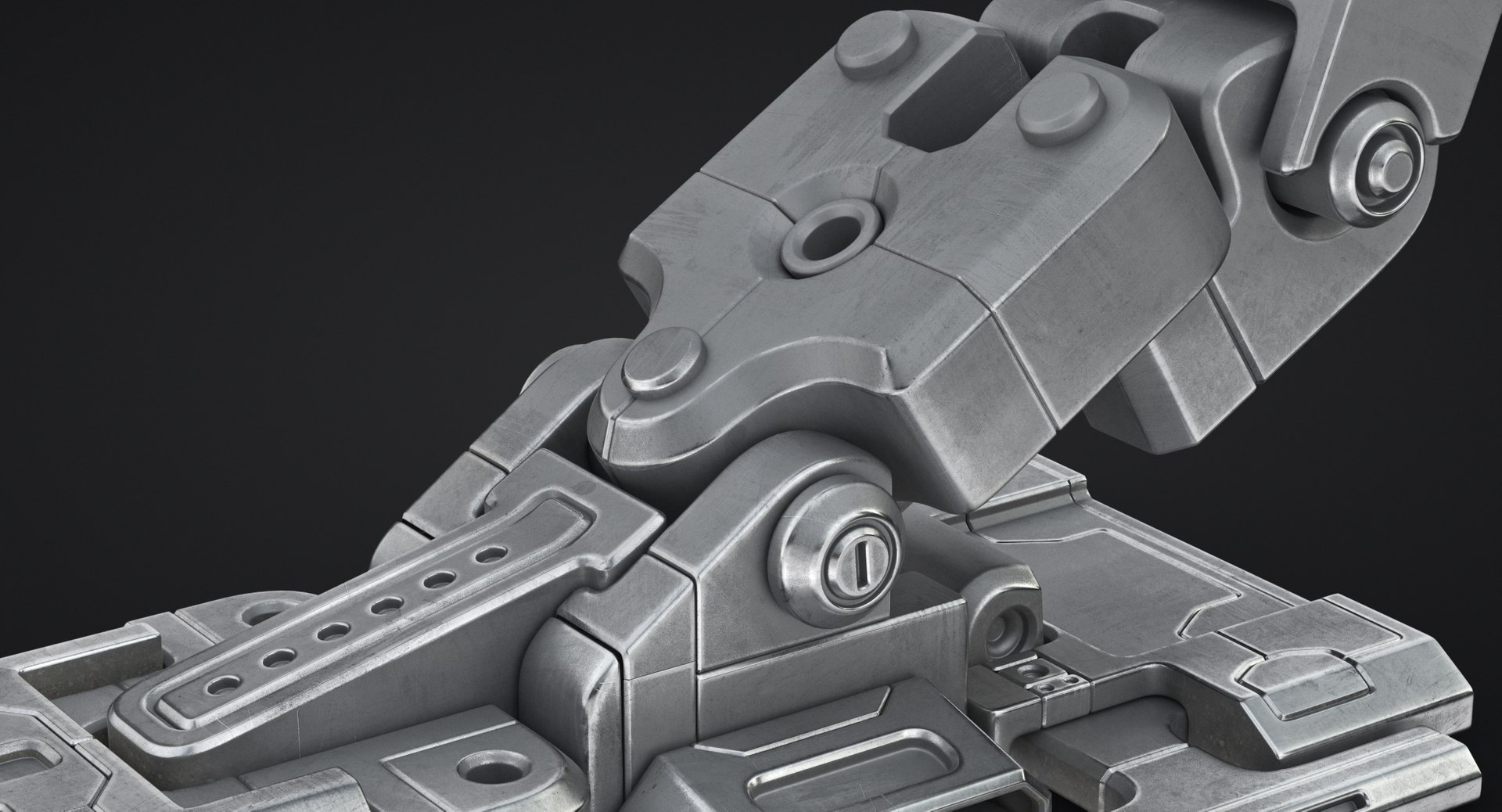 Sci-fi Robot Leg 3D Model - TurboSquid 1225048