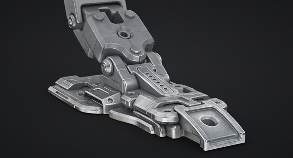 Sci-fi robot leg 3D model - TurboSquid 1225048