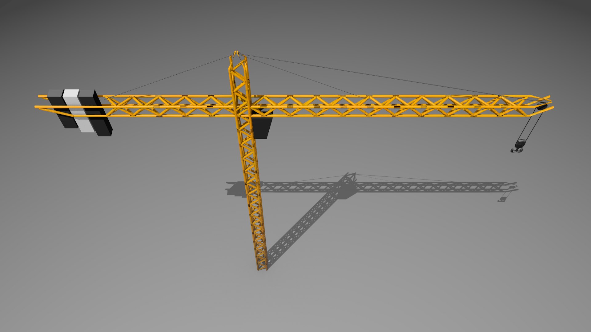 3d Model Simple Crane