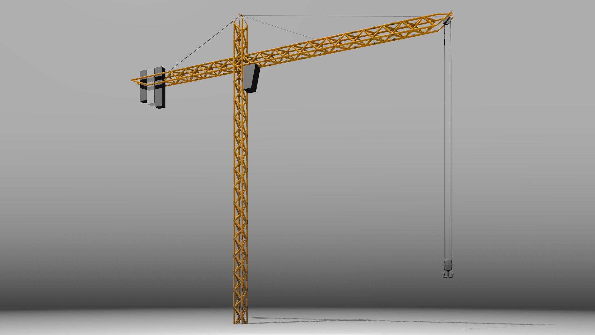 3d Model Simple Crane