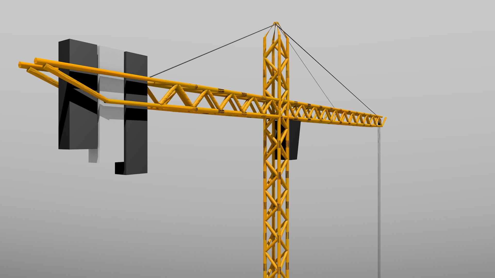 3d Model Simple Crane